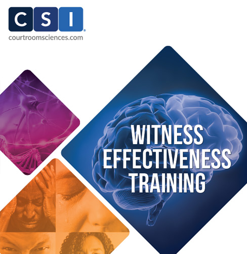 Witness Effectiveness Training | Courtroom Sciences